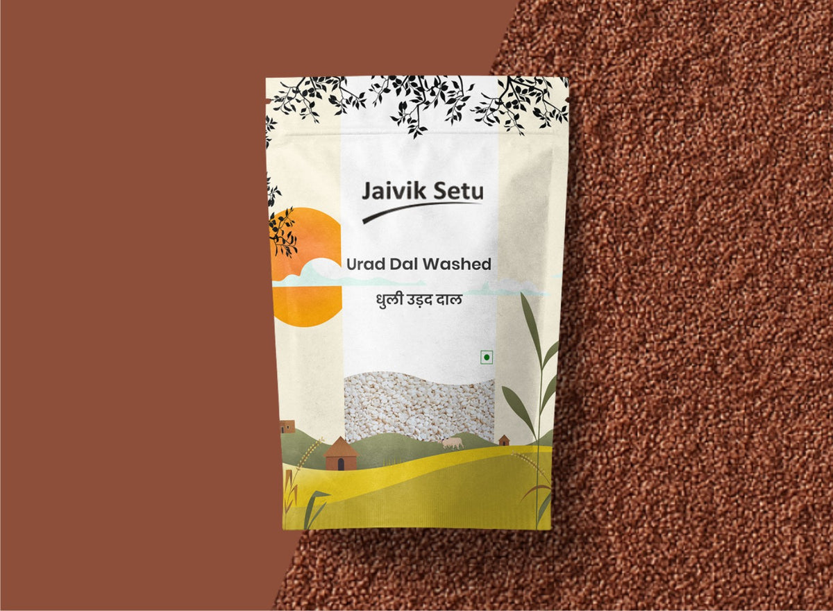 Organic Urad Dal (Washed) – Split Black Gram | Buy Online – jaiviksetu